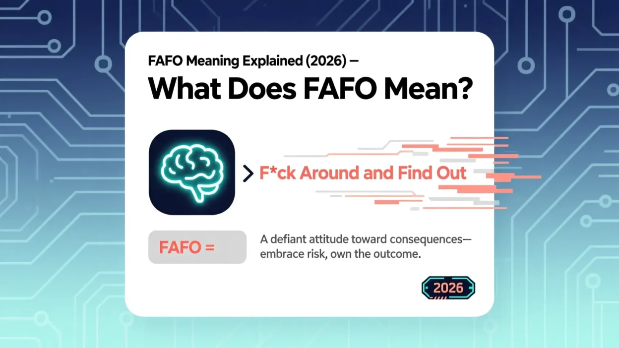What Does FAFO Mean? FAFO Meaning Explained (2026)